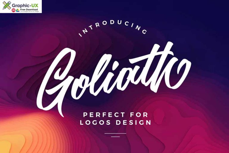 Goliath script font free – GraphicUX