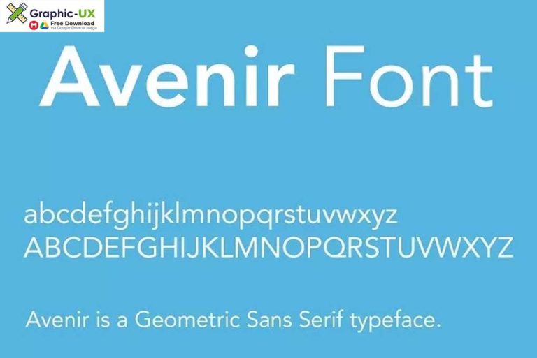 Avenir Font Free Download–