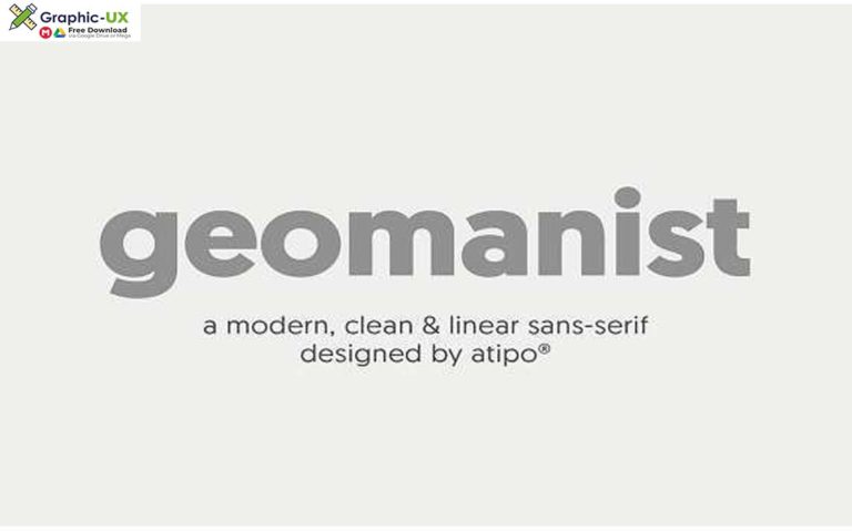 Geomanist Font Family – GraphicUX