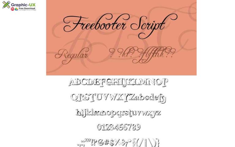 Freebooter font – GraphicUX