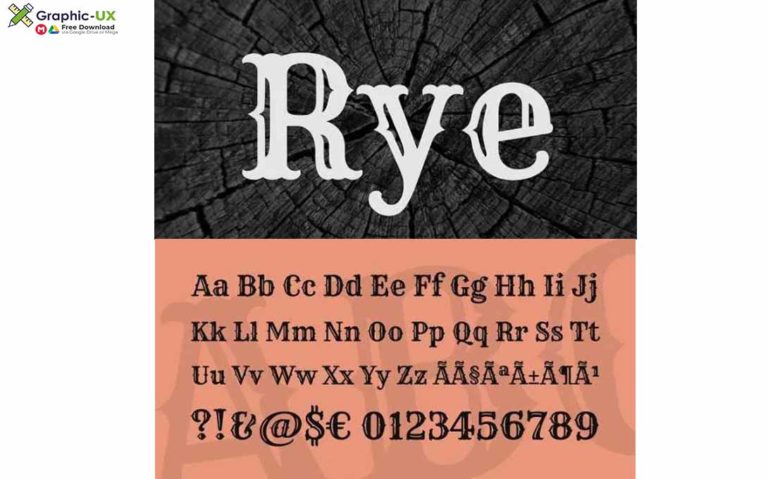 Rye Font – GraphicUX