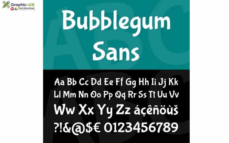 Bubblegum Sans Font – GraphicUX